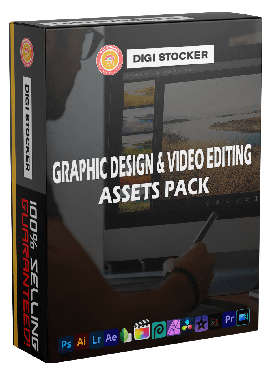 1,000,000+ Graphic Design & Video Editing Asset Pack – DIGI STOCKER